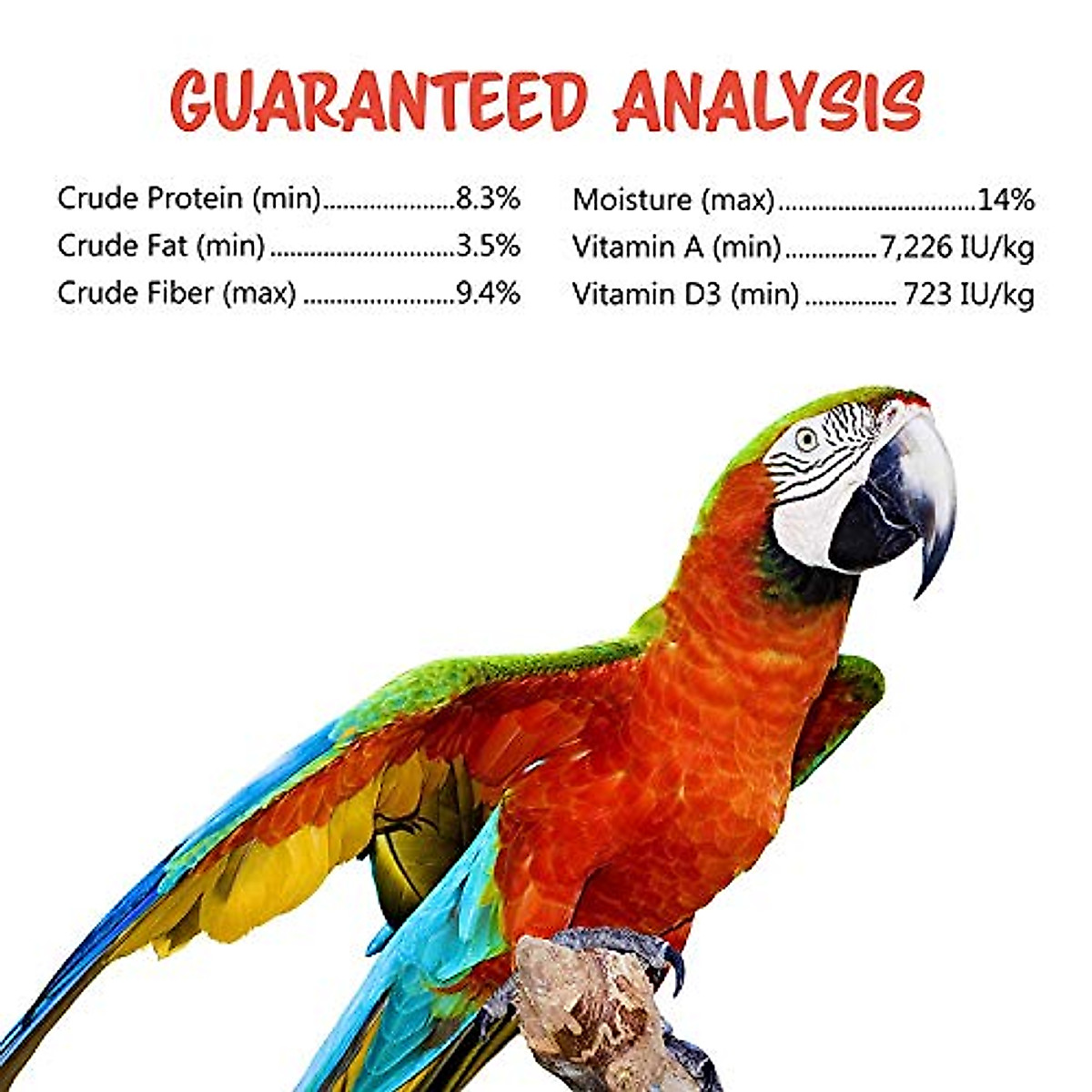 Vitakraft 3 Pack of Apricot & Cherry Crunch Sticks for Parrots, 2 Sticks Each