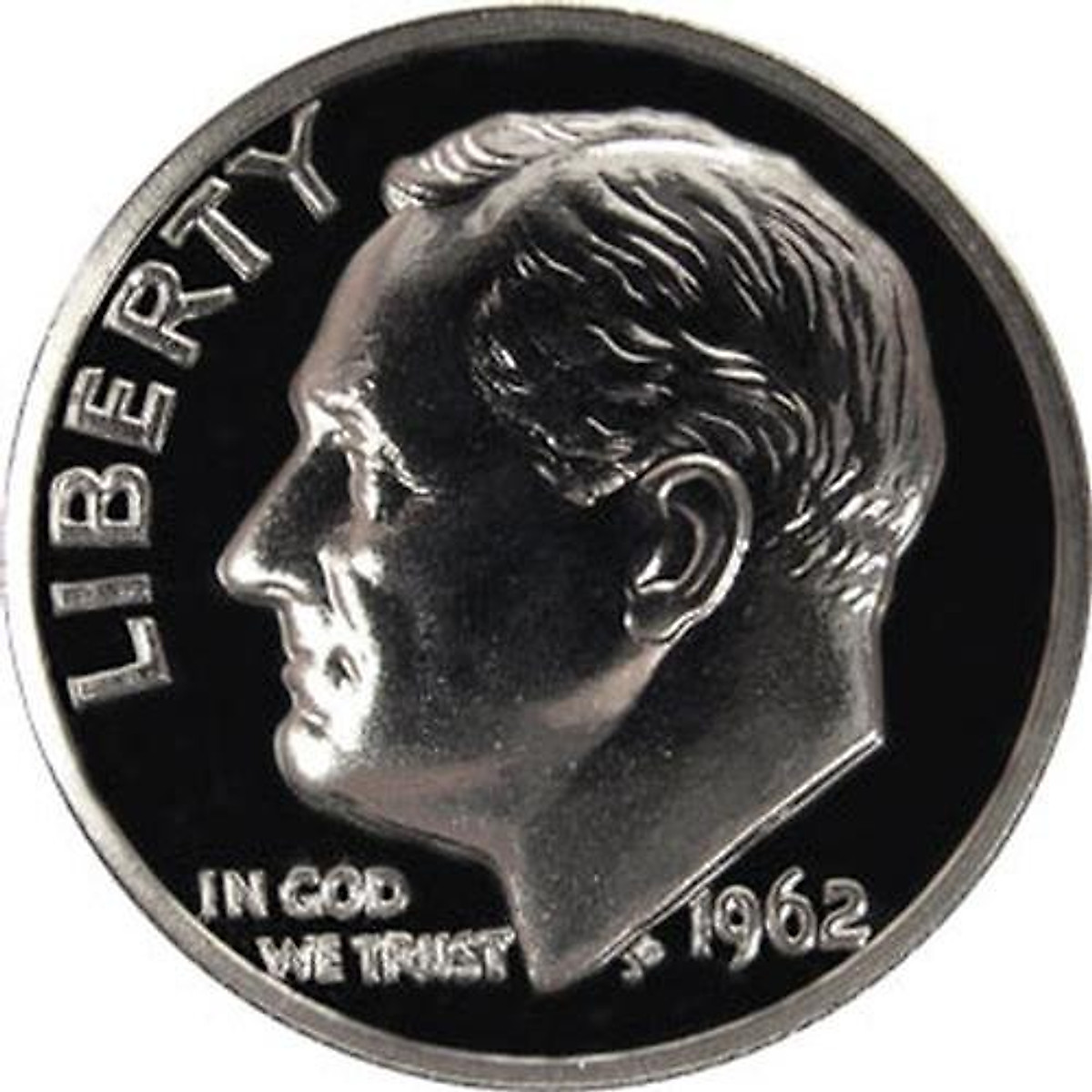 1962 P SILVER Gem Proof Roosevelt Dime US Coin