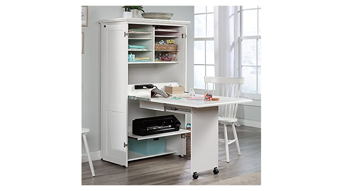 Sauder Craft & Sewing Armoire - Stylish Storage Solution