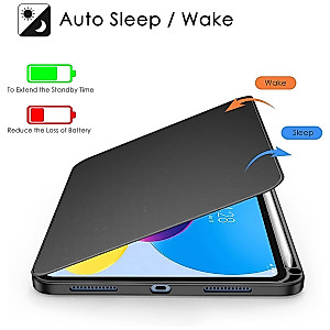 Custom 360 Degree Rotate Stand Shockproof Photo Logo Text Personalized Design Case with Clear Back Smart Sleep/Wake Tablet Cover/Pencil Holder for Apple iPad Mini 8.3 Inch(6th Gen 2021)