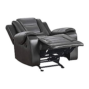 Lexicon Hawthorne Manual Glider Reclining Chair, Two-Tone Gray