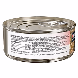 KOHA Pure Shreds Beef Entrée for Cats, Single Meat High Protein Wet Cat Food, 5.5oz Cans (Pack of 12)