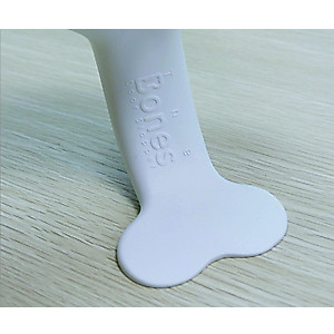 KAKULE 2Pack Rubber Door Stoppers Bone Door Stoppers Security for Heavy Doors Gift for Festival