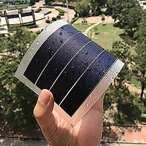 Portable Flexible-Solar-Panel-Charger Small Solar Panels for Science Projects Wireless Charger 1 Watt 6 Volt Thin-Film-Roll-up-Bendable-Amorphous-Solar-Panel Cell DIY for Car Camping Solar Charger