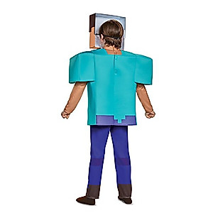 Steve Deluxe Minecraft Costume, Multicolor, Medium (7-8)