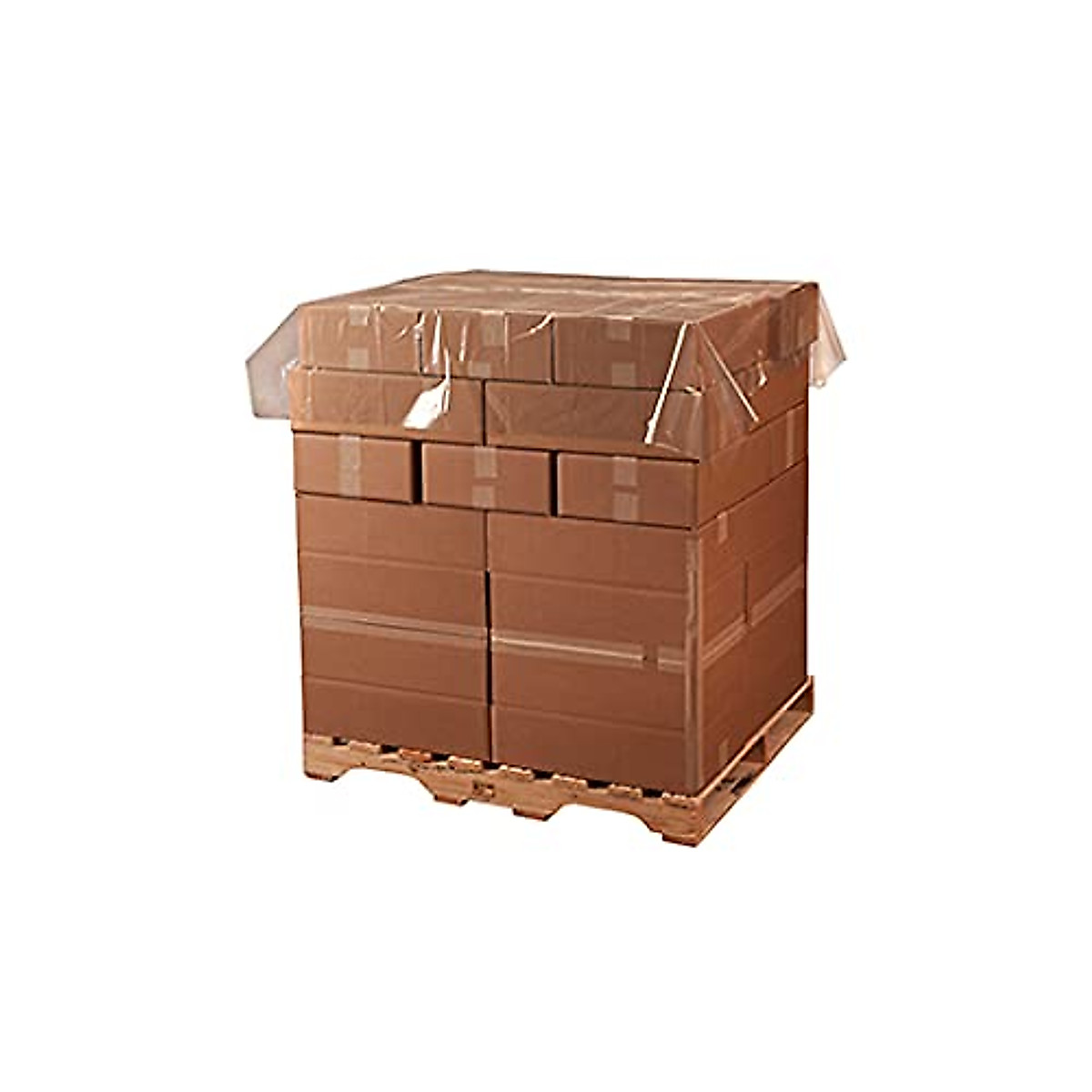 48 X 60 1.5 Mil Clear Pallet Cover Top Sheeting 450/Roll - Laddawn 5935