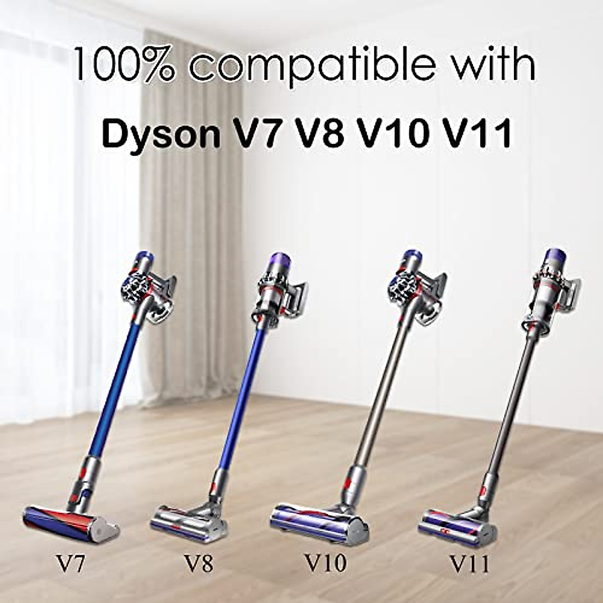 Garbage fighter Flexible Extension Hose Replacement for Dyson V7 V8 V10 V11 V15 Cordless Stick Vacuum Cleaner Accessory Attachment