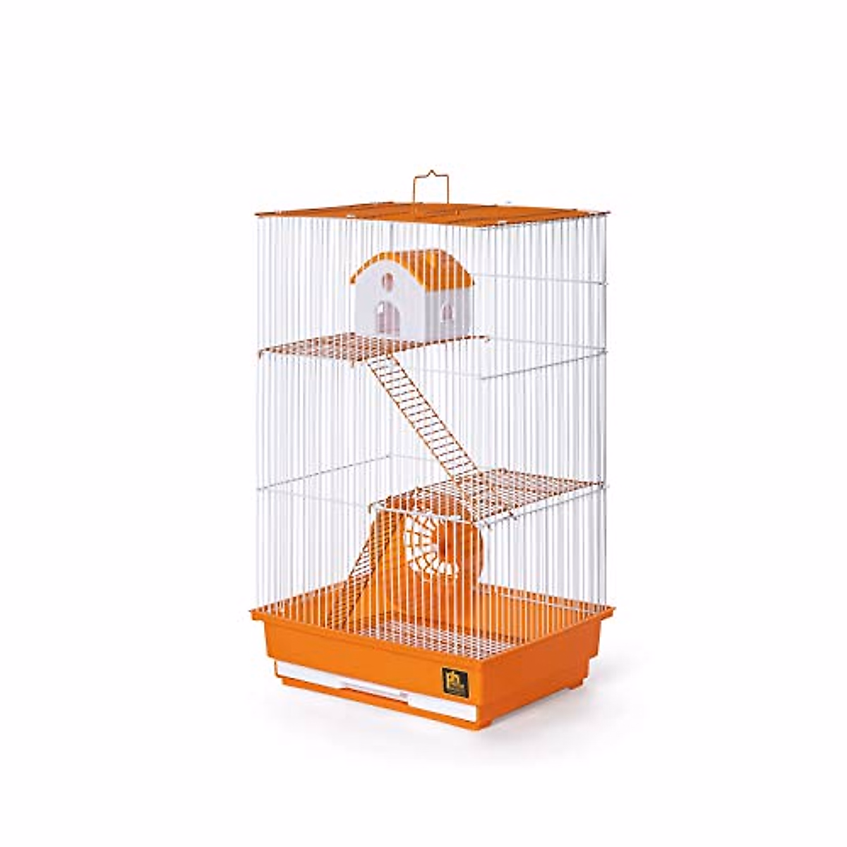 Prevue Pet Products Three-Story Hamster & Gerbil Cage Orange & White SP2030O