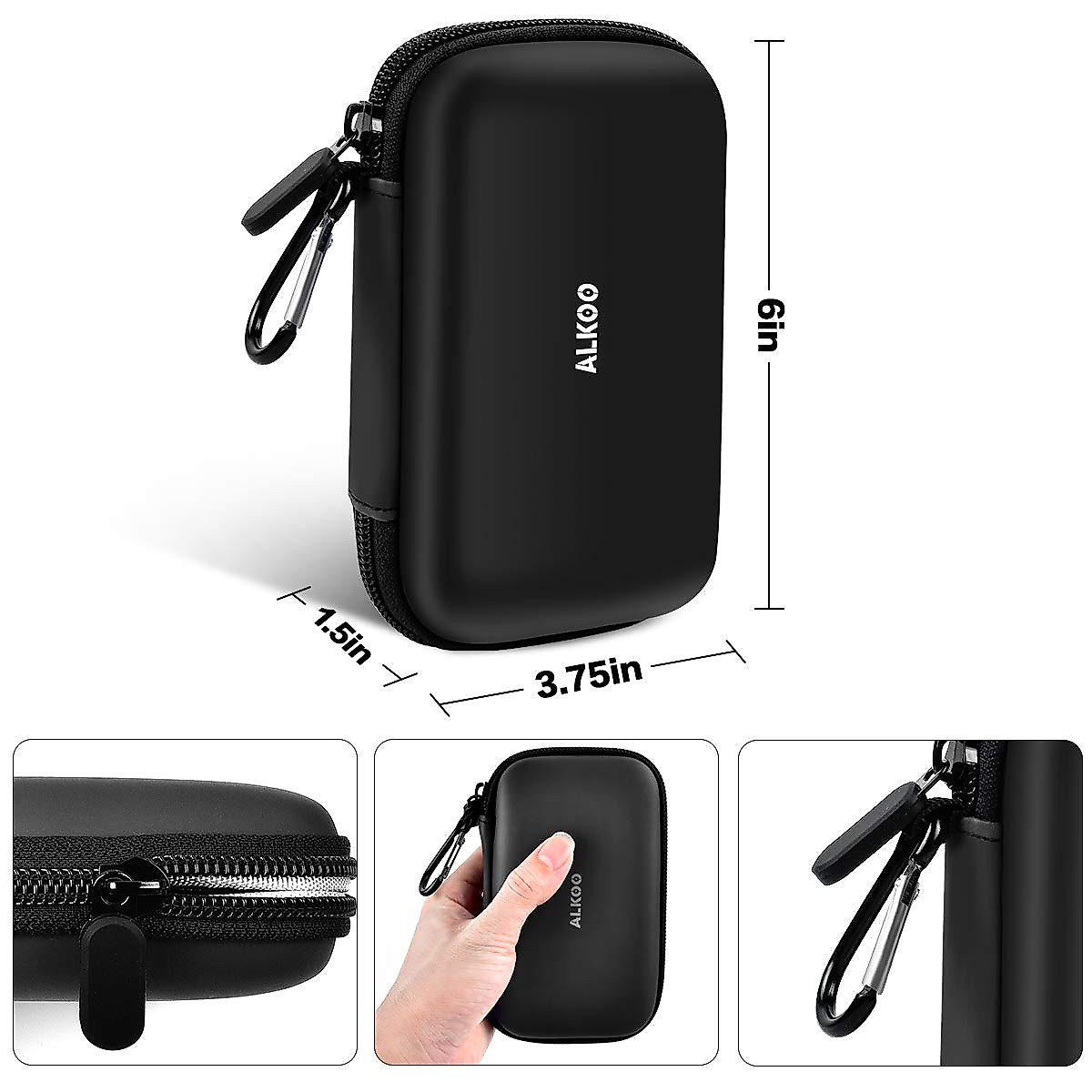 USB Flash Drive Case Compatible with Sandisk Cruzer/for Samsung Bar Plus/for Micro Center Superspeed/for Pny Turbo 16GB/ 32GB/ 64GB/ 128GB USB 2.0 3.0 Flash Drive - 8 Pack (Black)