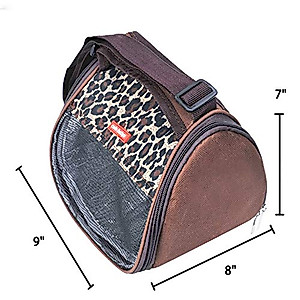 KAMEIOU Travel Small Animals Guinea Pig Hamster Hedgehog Carrier Bag with Strap Durable Breathable Portable Small Guinea Pig Chinchilla Hamster Hedgehog Carrier Shoulder Bag for Small Animals Carriers