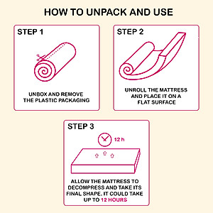 XOLLOZ Lash Bed Topper Memory Foam | 2.5in Thick Comfortable Mattress Topper for Lash Extension Table - with Four Corner Straps & Anti-Slip Bottom (Pink)