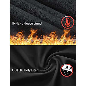 Rolimaka 3 Pack Boys' Girls' Thermal Compression Shirt Crew Neck Fleece Lined Base Layer Top Youth Long Sleeve Athletic Soccer Baseball Undershirt XS