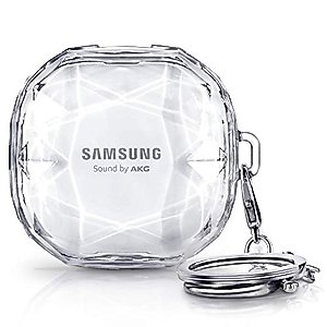 Goton Compatible for Samsung Galaxy Buds 2 pro Case(2022)/ Galaxy Buds 2 Case (2021)/ Galaxy Buds Pro Case (2021) / Galaxy Buds Live Case (2020),Hard PC Shockproof Protective Cover with Keychain