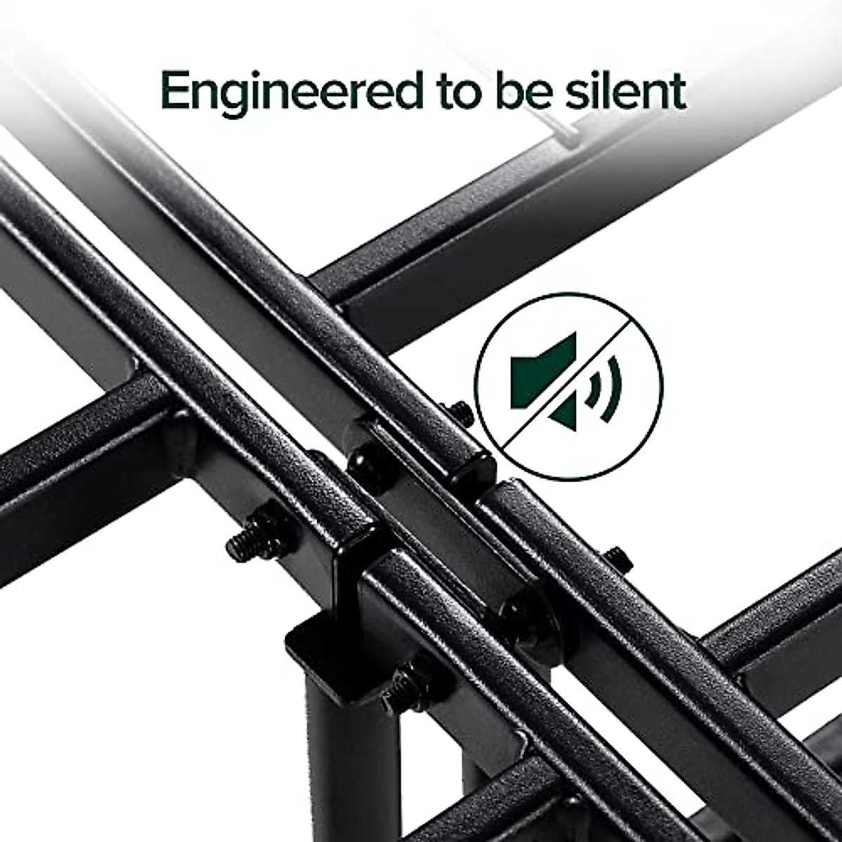 ZINUS SmartBase Tool-Free Assembly Mattress Foundation / 14 Inch Metal Platform Bed Frame / No Box Spring Needed / Sturdy Steel / Underbed Storage, Queen