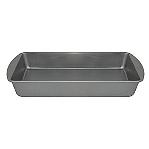 G & S Metal Products Company OvenStuff Nonstick Bake and Roasting Pan, 12.8 inch x 8.9 inch, Gray