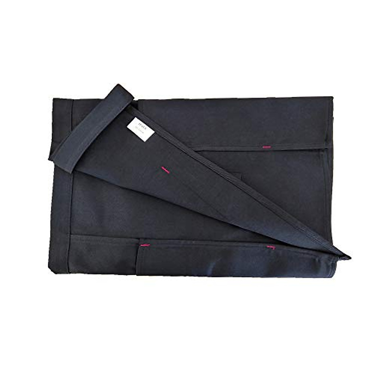 JEQUE 3 Pack Kitchen Restaurant Waist Aprons with 3 Large Pockets for Women Men,Half Short Apron for Server Waiter Waitress,Black