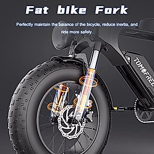 Tomofree Ship from US, Classic Electric Bike for Adults,1200W Motor, 20"×4" Fat Tire Mountain ebike,34MPH & 40Miles Long Range Electric Dirt Motorbike, 48V Electric Motorcycle for Outdoor Cycling