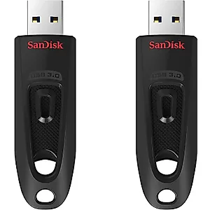 SanDisk 128GB and 64GB Ultra USB 3.0 Flash Drive Bundle