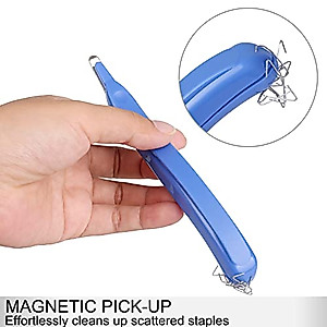 Gowall 3 Pack Magnetic Staple Remover Professional & Labor-Saving Staple Remover Tool Universal Staple Puller Remover Easy Grip Staple Remover Stick for Office School and Home, Multiple Colour
