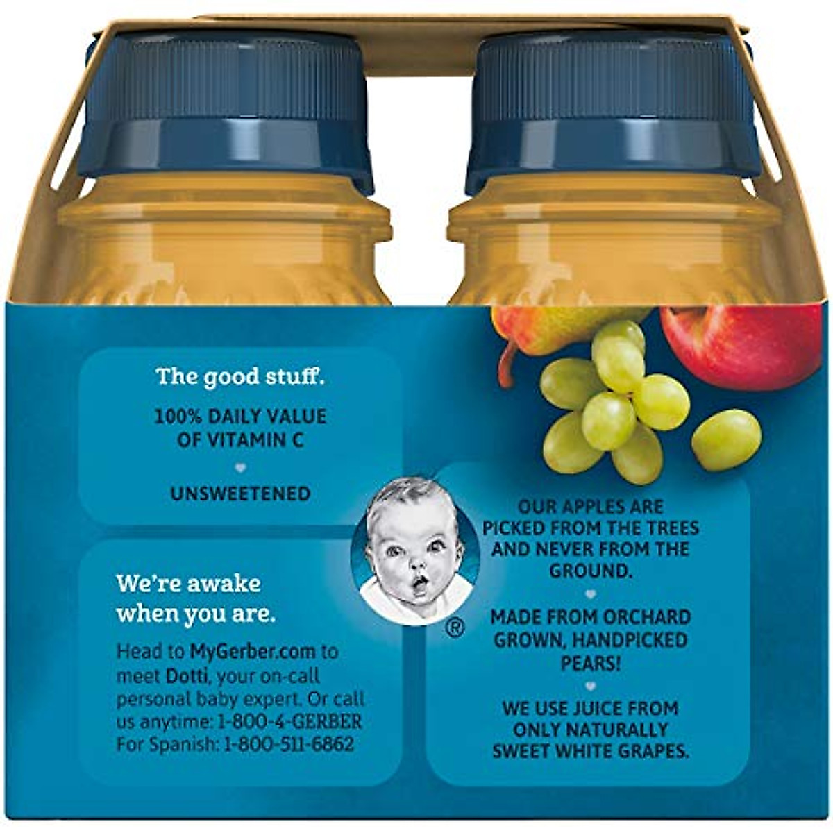 Gerber Juice Fruit Variety (Pack of 2)