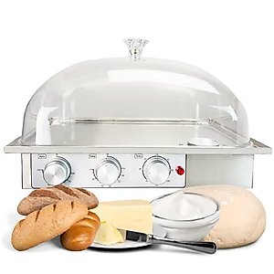 Electric Dough Proofer Machine with Humidity and Temperature control Bread Proofer Box Yogurt Maker Proofing Slow Cooker Fermenter