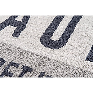 Novogratz by Momeni Cucina Laundry Grey Kitchen Mat 2'3" x 3'9"