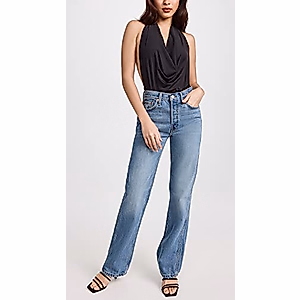 Bluebella Women's Ocean Soft Thong Bodysuit, Black, S