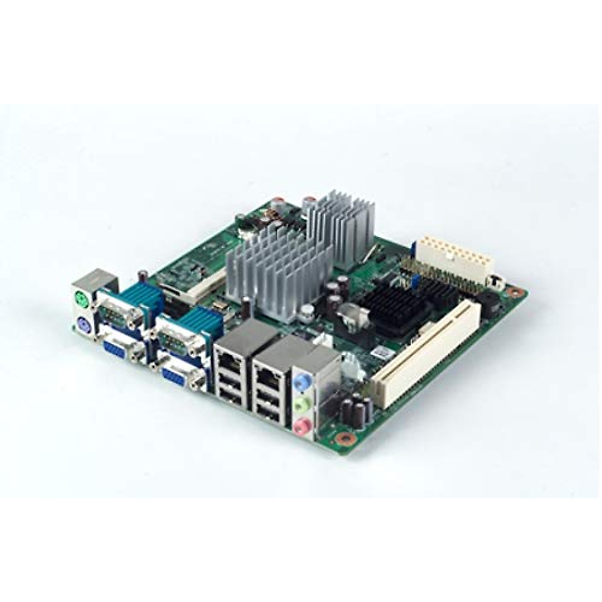 (DMC Taiwan) Intel Atom Mini-ITX with Dual VGA, 6 COM, and Dual LAN Ports