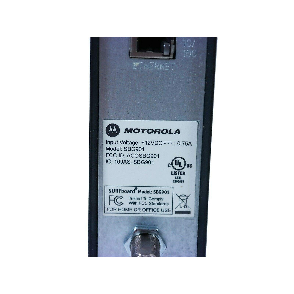 Motorola Surfboard SBG901 Wireless Cable Modem Router Power Supply Bundle