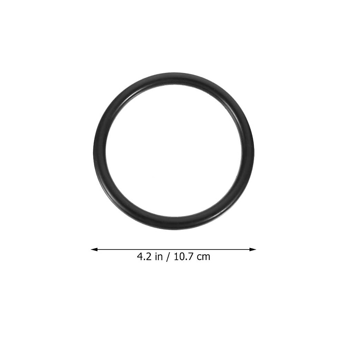 ERINGOGO Black Rings 7Pcs Crystal Singing Bowl Silicon Rubber O- ring for Singing Bowls Standing Black Washers