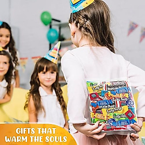 Assorted Easter Bulk Candy, 2.5 Pound, Individually Wrapped, Variety Pack with Tootsie Rolls, Tootsie Pops, Jolly Ranchers, Nerds, Skittles, Starburst, Sweetarts, Gobstopper, Assorted Laffy Taffy's & More! Great for Valentines and Party Treats! 40 oz
