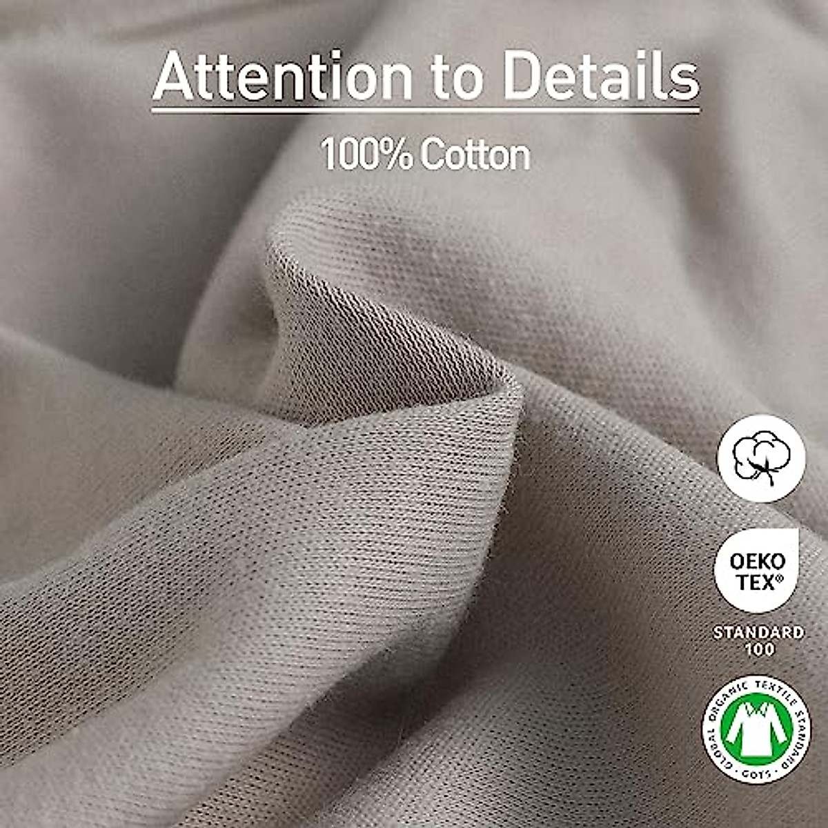 GLLQUEN BABY Organic Swaddle Sleep Sacks for Newborn - Baby Swaddles 0-3 Months, 3-Pack Newborn Swaddle Sack, Gray Stripe & Animal World, Baby Swaddle Blanket Wrap (Small/Medium)