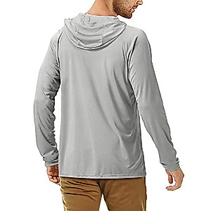 Roadbox UPF 50+ Fishing Shirts for Men Long Sleeve Sun Protection Lightweight Outdoor UV Hiking Shirts