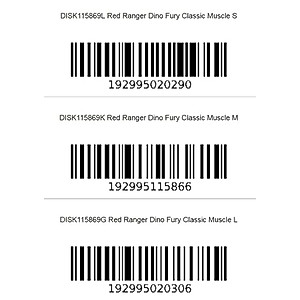 Red Ranger Muscle Costume for Kids, Official Power Rangers Dino Fury Outfit with Mask, Child Size Small (4-6)