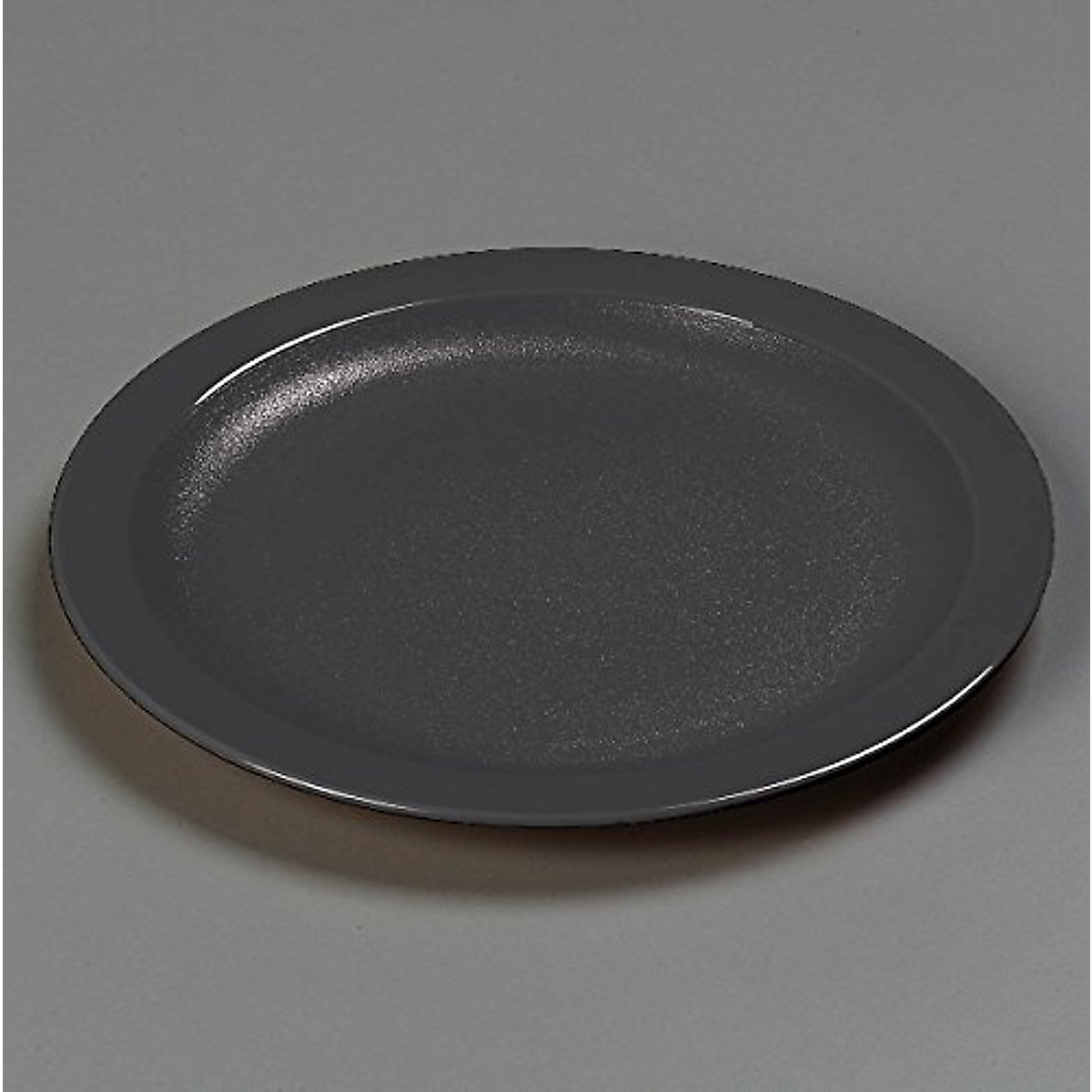 Carlisle FoodService Products PCD20903 Polycarbonate Narrow Rim Plate, 9" Dia. x 21/32" Dp., Black (Case of 48)