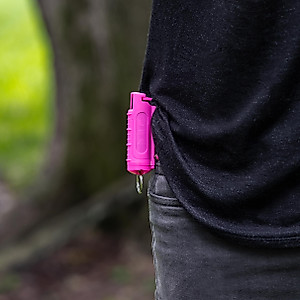 Police Magnum Pepper Spray Keychain Bulk Set- Tactical Self Defense Maximum Strength OC- Safety Key Chains for Women & Men - Made in The USA-7 Pack Rainbow INJ