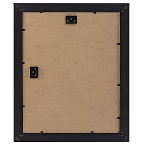 Golden State Art, 11x14 Photo Frame with Mat for Pictures 8x10 and Real Glass (Dark Gold Brown & Bronze Pewter Panel with White Color Mat, 1.25 Inch Frame Border)