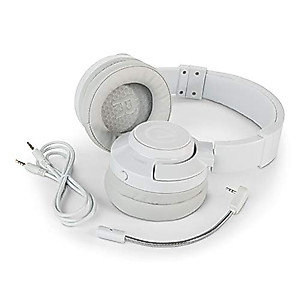 PowerA Fusion Wired Stereo Gaming Headset with Mic for PlayStation 4, Xbox One, X, Xbox One S, Xbox 360, Nintendo Switch, PC, Mac, VR, Android, and iOS - White - Xbox 360; Xbox