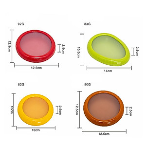 OYSRONG Silicone Fruit and Vegetable Fresh Storage Containers, Set of 4, Multicolor Anti-Oxidation Storage Box