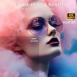 Android TV Box, Smart TV Box Android 12.5 Ultra 4K HDR 2.4G 5G Dual Band WiFi Smart Streaming Media Player Bluetooth 5.2 Quad-Core 64 Bits Support Dolby Audio with Voice Remote Control for Home Office