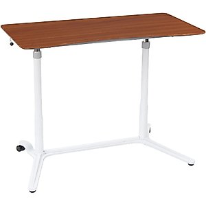 Calico Designs 51231 Sierra Height Adjustable Desk, White/Cherry, 37.5 Inch