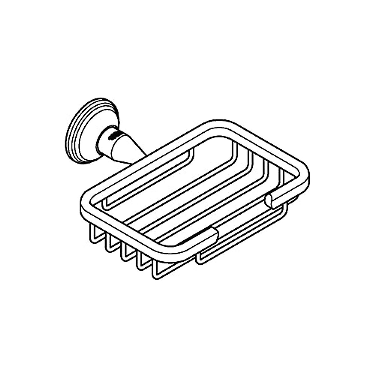 Grohe 40659001 Essentials Authentic Filing Basket in Starlight Chrome
