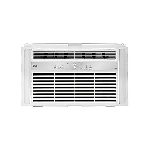 LG LW6024RSMX Window Air Conditioner, Wi-Fi Enabled w/Remote, for Small Room (260 Sq.Ft.), Quiet Operation, 115V, 6,000 BTU, White