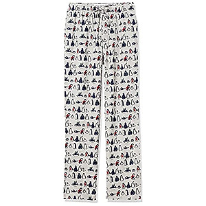 Amazon Essentials Men's Flannel Pajama Pant - Discontinued Colors, Grey Penguin, X-Large