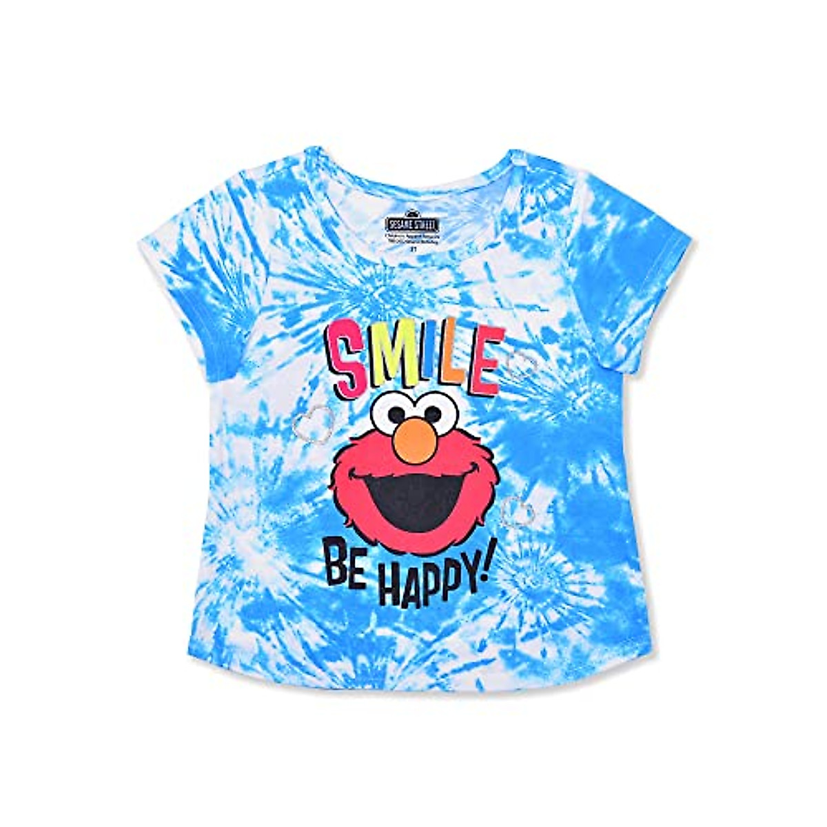 Sesame Street Elmo Girls’ T-Shirt and Short Set for Infant and Toddler – Blue