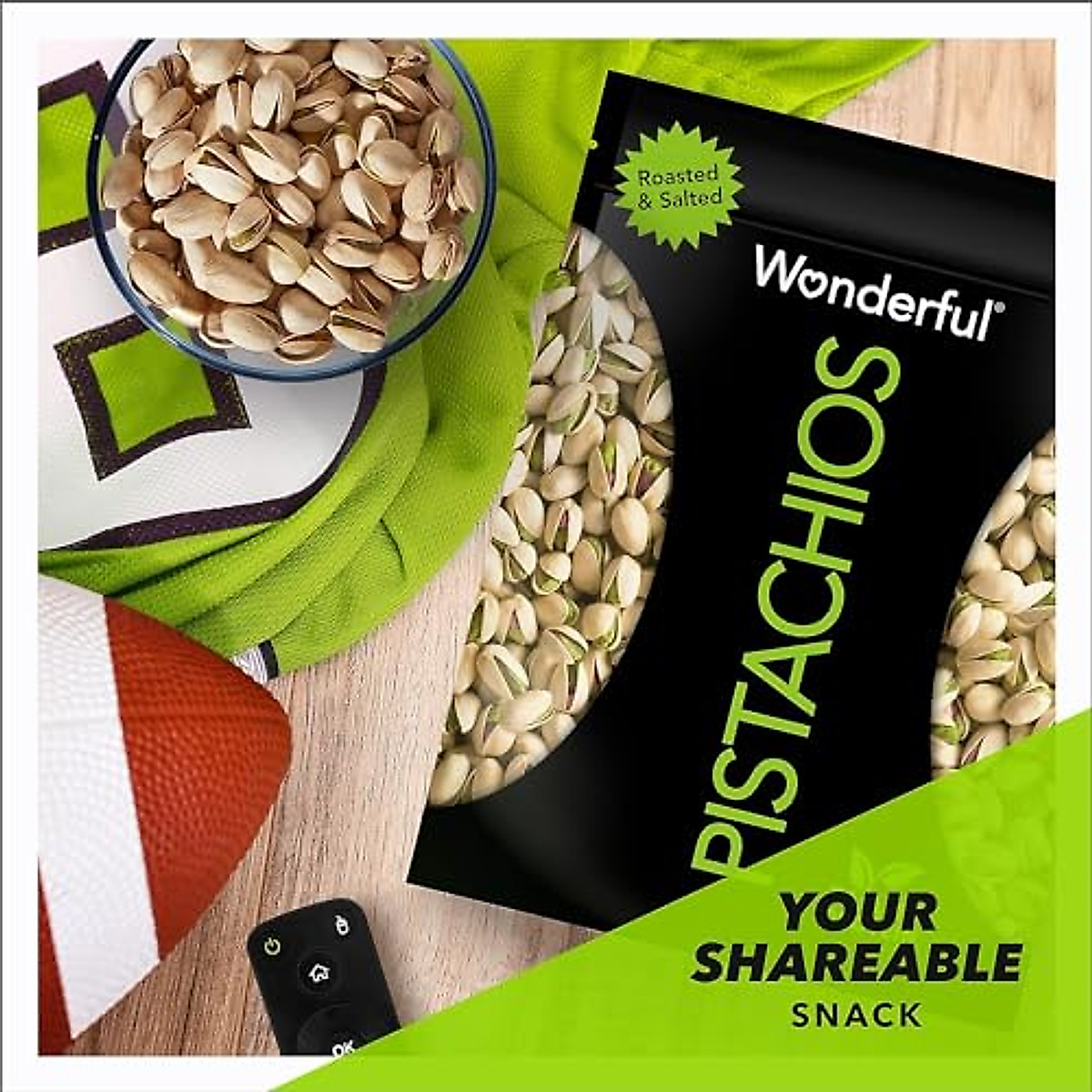 Wonderful Pistachios In Shell, Roasted and Salted Nuts, 48 Ounce Resealable Bag - Healthy Snack, Protein Snack, Pantry Staple