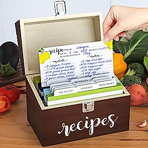 Lemon Double Sided Recipe Cards 4"x6" (100) USA Made Thick Durable Eco Index Card Stock Notecards for Family Recipes, Baking, Meal Prep, Wedding, Bridal Shower Gift