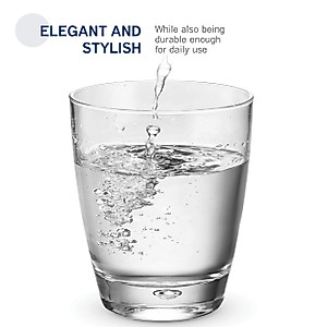 Old Fashioned Whiskey glasses - Set of 4 - Whiskey Glass set, 11 ¾ Ounce Crystal Clear Cocktail Glasses Barware For Whisky, Bourbon, Scotch, Water, Juice, Rock Glasses Drinking Glasses Gift Set.