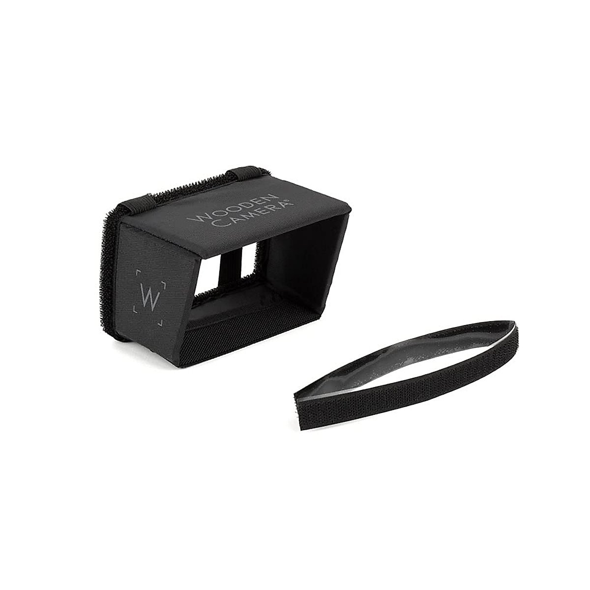 Wooden Camera LCD Sun Shade for Monitors 4 to 5-Inches, Monitor Hood with All-Sides Coverage and Flexible Bottom for Easy Access