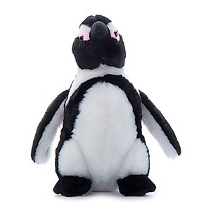 The Petting Zoo African Blackfoot Penguin Stuffed Animal Plushie, Gifts for Kids, Wild Onez Zoo Animals, Penguin Plush Toy 9 Inches